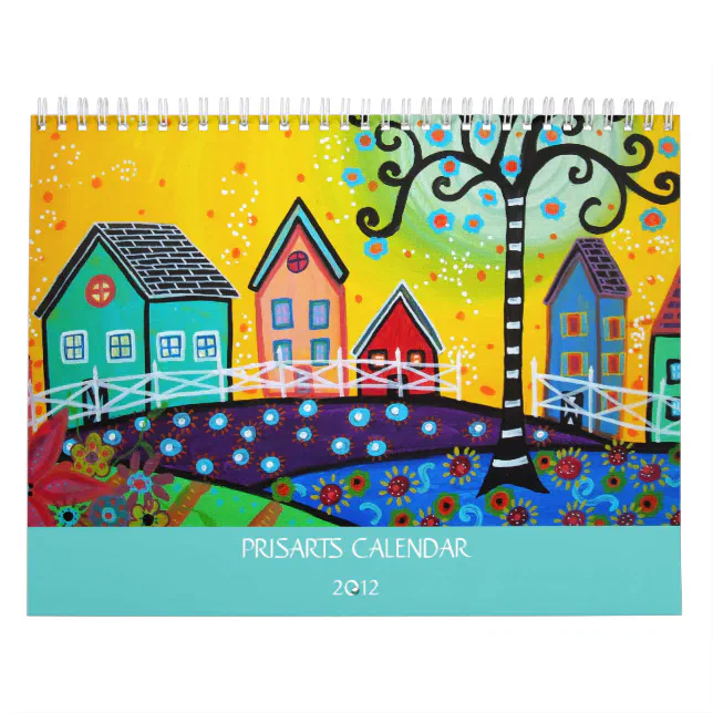 PRISARTS CALENDAR (year customizable) | Zazzle