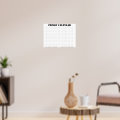 Prison Calendar Poster | Zazzle