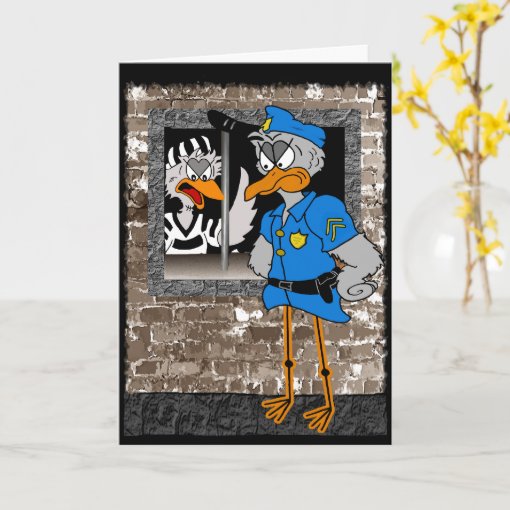 Prison Card: Be good. Card | Zazzle