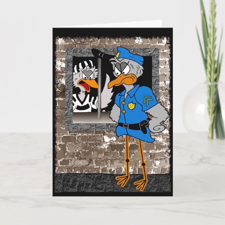 Prison Card: Be good. Card | Zazzle