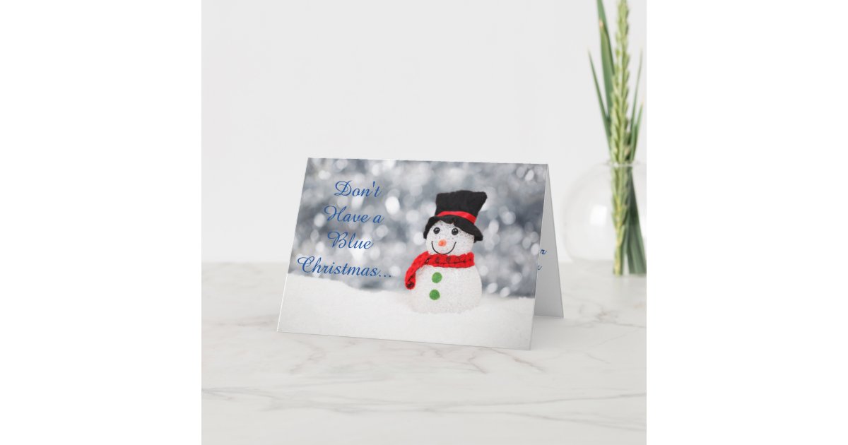 Prison Cards - Blue Christmas | Zazzle