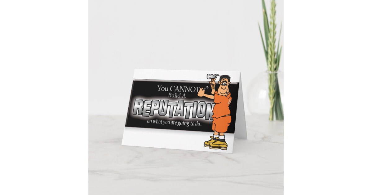Prison Cards - Build Reputation | Zazzle