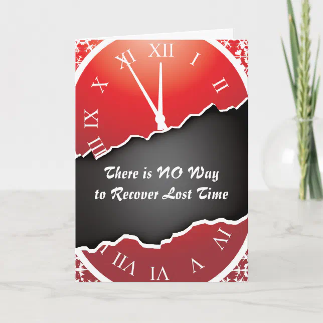 Prison Cards - Recovering Time | Zazzle
