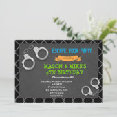 Prison escape room birthday Invitation | Zazzle