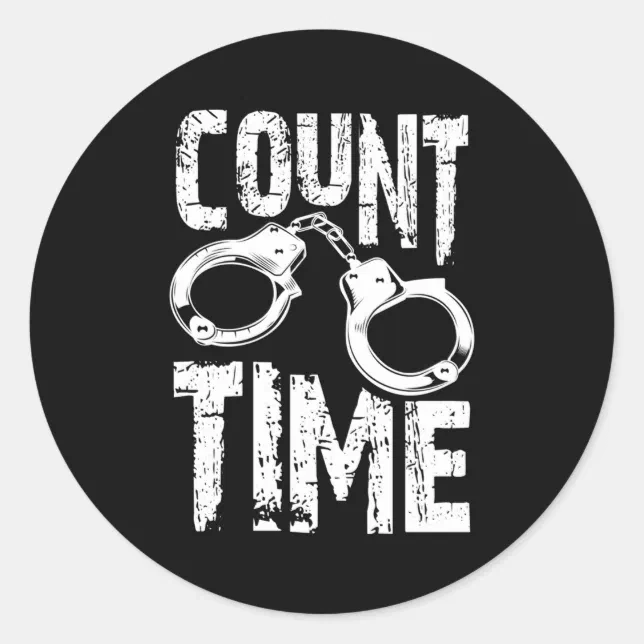 Prison Guard Warden Correctional Officer Classic Round Sticker | Zazzle