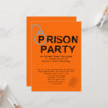 Prison Theme Birthday Party Invitation | Zazzle