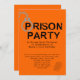 Prison Theme Birthday Party Invitation | Zazzle