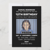 Prison Themed Escape Room, Birthday Party Invitation | Zazzle