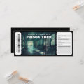Prison Tour Ticket Gift Certificate Invitation | Zazzle