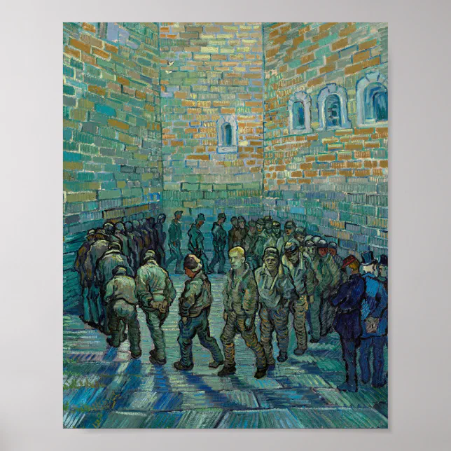 Prisoners Exercising by Vincent Van Gogh Poster | Zazzle