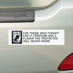 Prisoners Of War, Missing in Action Bumper Sticker | Zazzle