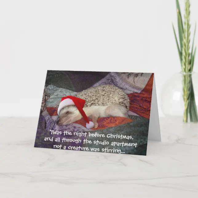 prissy_santa, 'Twas the night before Christmas,... Holiday Card | Zazzle