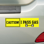 Prius Bumper Sticker Pas Gas Stations | Zazzle