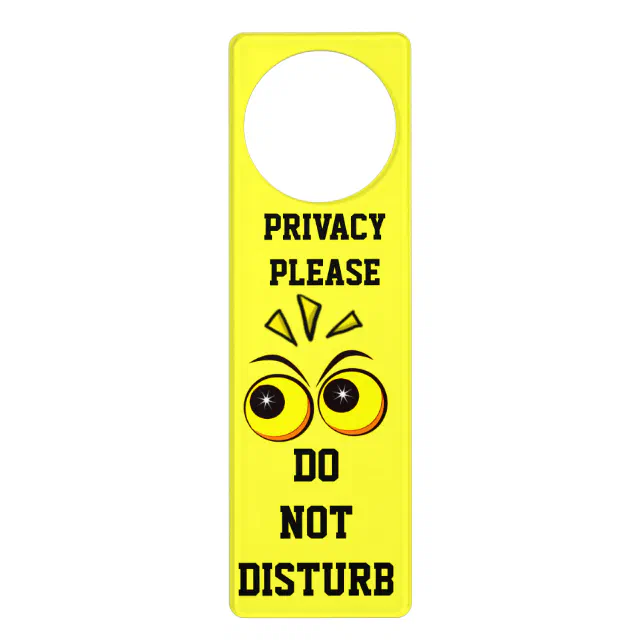 Privacy Please,Do Not Disurb Me!_ Door Hanger | Zazzle