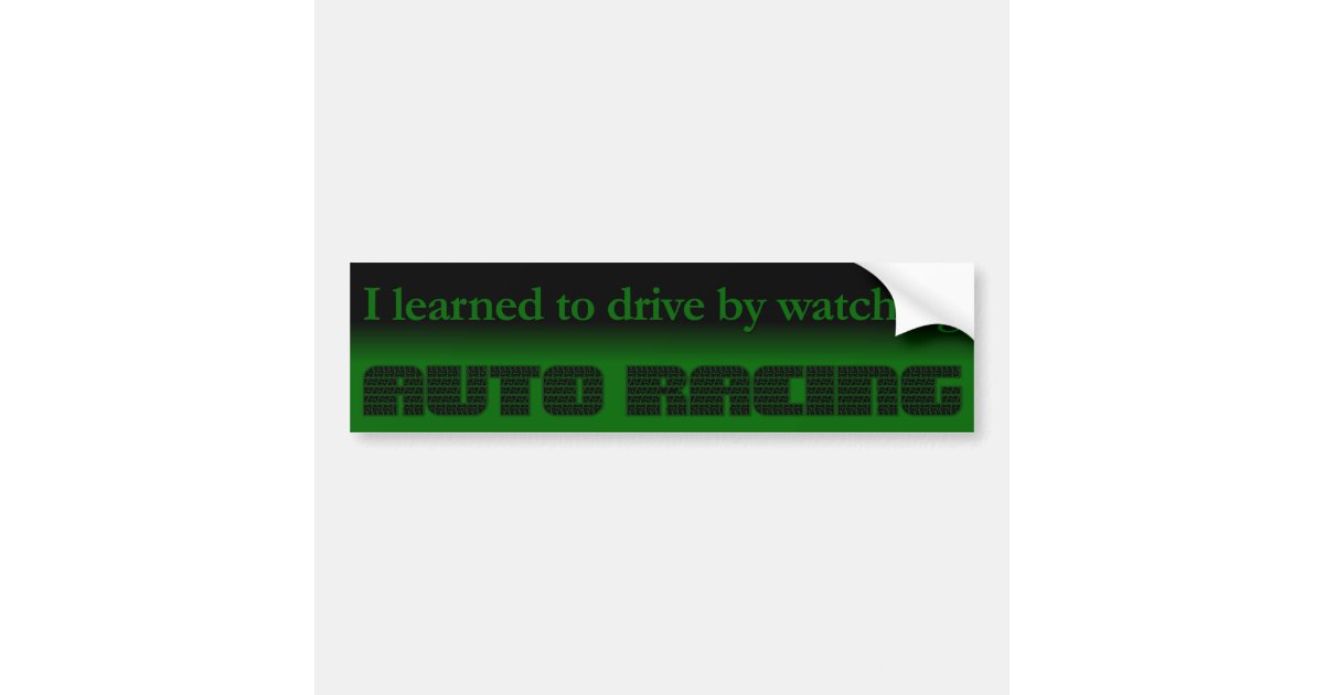 Private Driving Lessons Bumpersticker Bumper Sticker | Zazzle