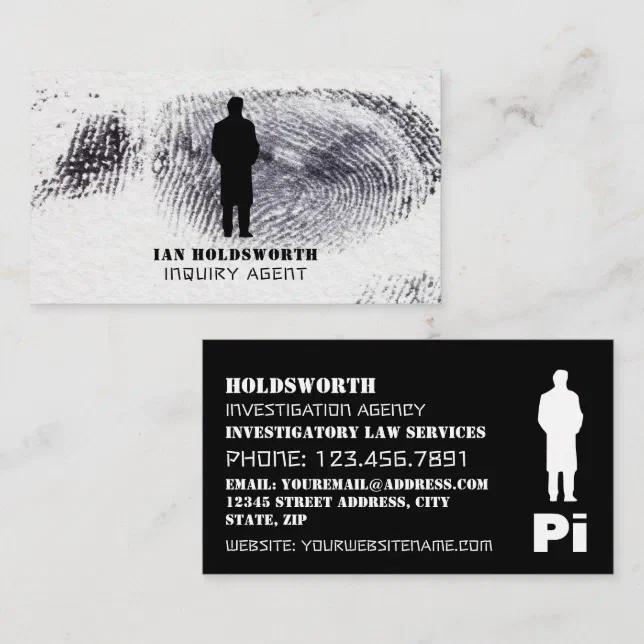 Private Eye Design, Private Detective Investigator Business Card | Zazzle