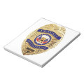 Private Investigator Badge Notepad | Zazzle