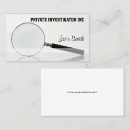 Private Investigator business card | Zazzle