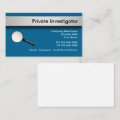 Private Investigator Business Cards | Zazzle