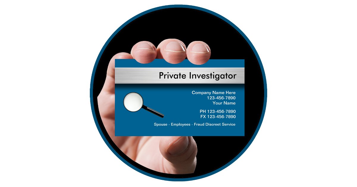 Private Investigator Business Cards | Zazzle
