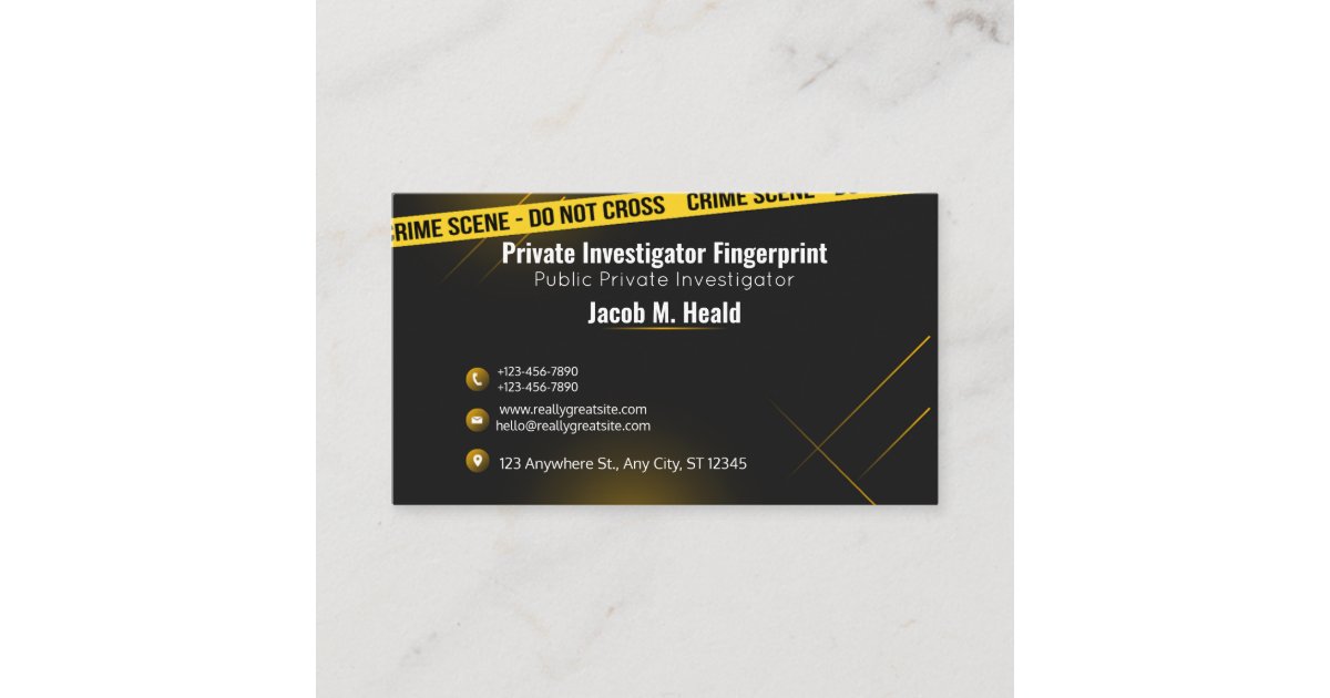 private investigator business cards,Detective Card | Zazzle