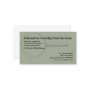 Private Investigator Process Server Business Card | Zazzle