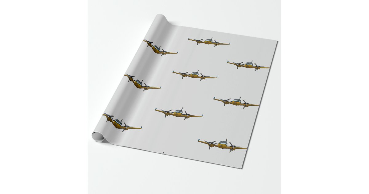 Private jet. wrapping paper | Zazzle