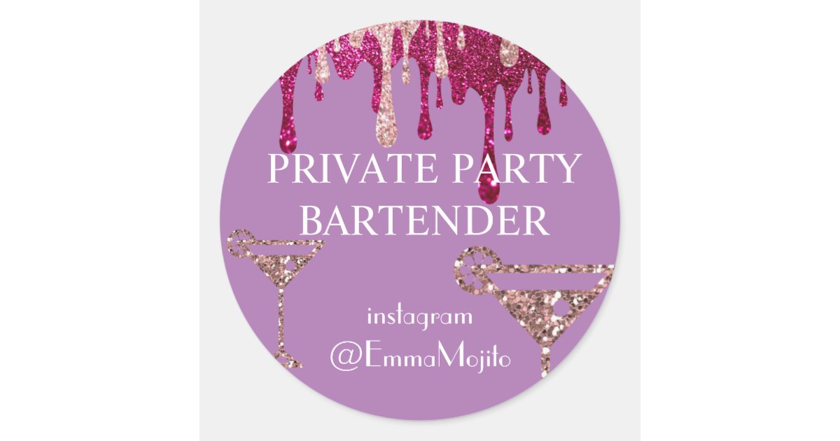 Private Party Bartender Deal Offer Classic Round S Classic Round ...
