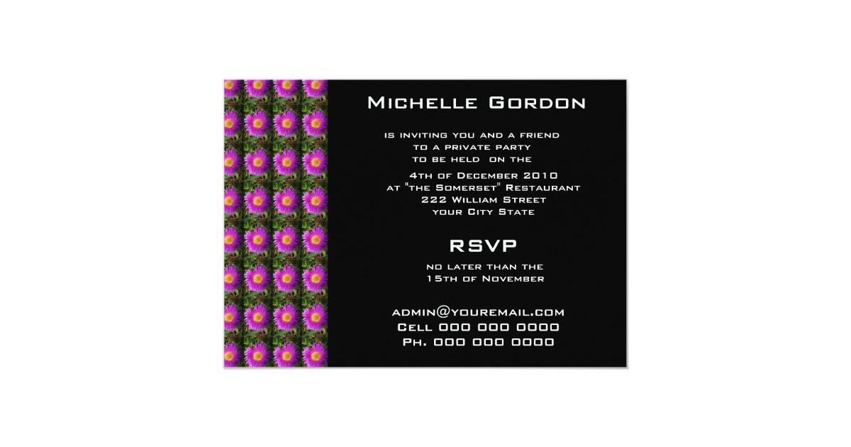 Private Party Invitation | Zazzle