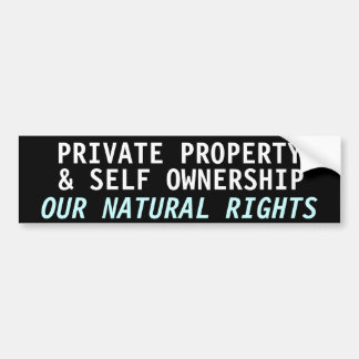 Private Property Bumper Stickers, Private Property Bumper Sticker Designs