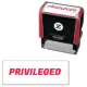 Privileged Confidential Custom Self-Inking Stamp | Zazzle