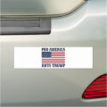 Pro-America Anti-Trump Bumper Sticker Car Magnet | Zazzle