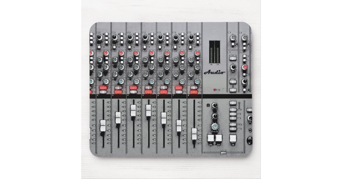 Pro Audio Mixer Mouse Pad | Zazzle