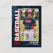 PRO Baseball Card with Stats Player Trading Card | Zazzle