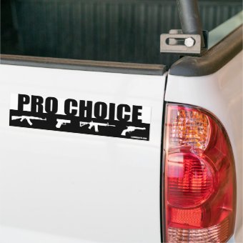 Pro Choice Bumper Sticker | Zazzle