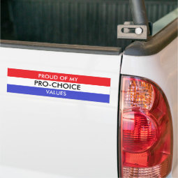 Pro-Choice Bumper Sticker | Zazzle