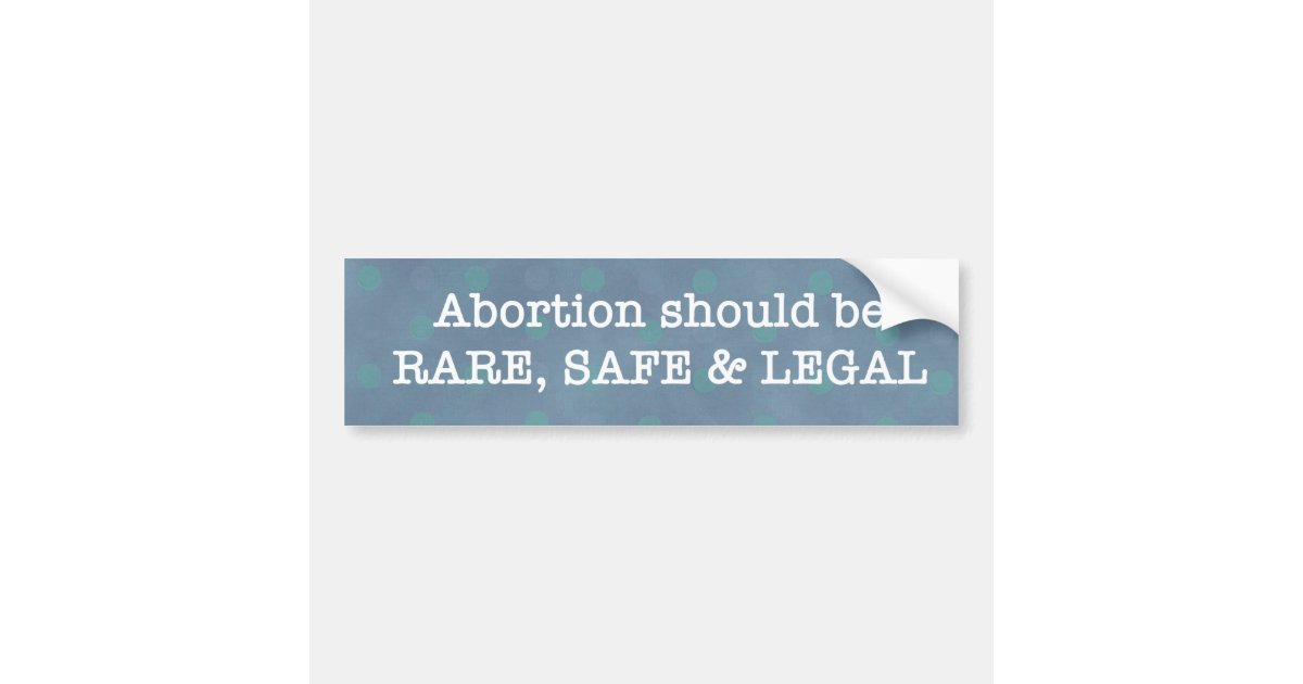 Pro-choice Bumper sticker | Zazzle