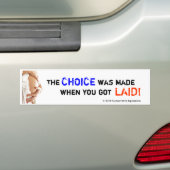 Pro-Choice! Bumper Sticker | Zazzle