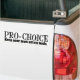 Pro Choice Bumper Sticker | Zazzle