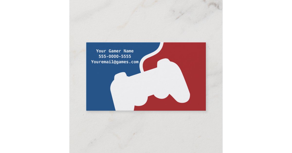 Pro Gamer Video Game Business Cards | Zazzle