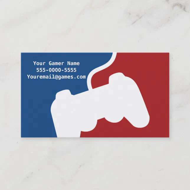 Pro Gamer Video Game Business Cards | Zazzle