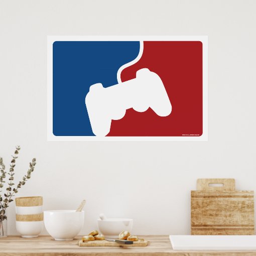 Pro Gamer Video Game Poster - Controller Geek | Zazzle