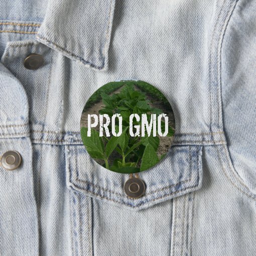 Pro GMO Button | Zazzle