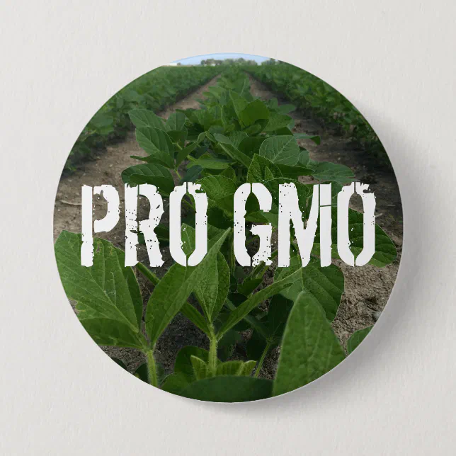 Pro GMO Button | Zazzle