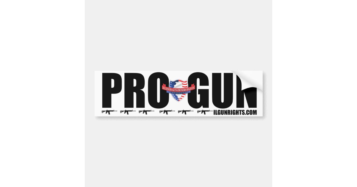 Pro Gun Bumper Sticker | Zazzle