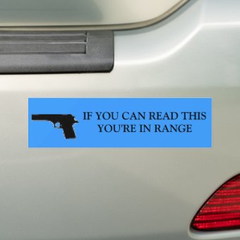Pro Gun Bumper Sticker | Zazzle
