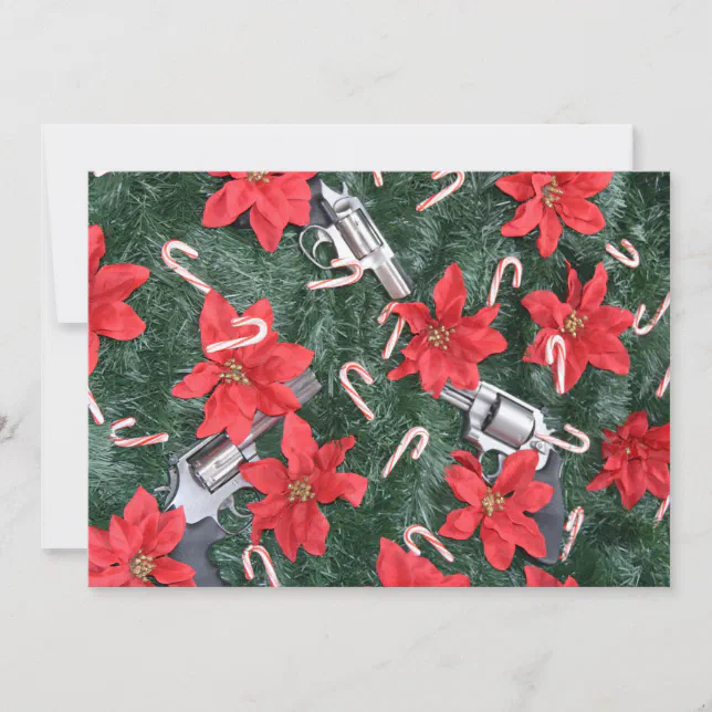 Pro Gun Christmas Holiday Card | Zazzle