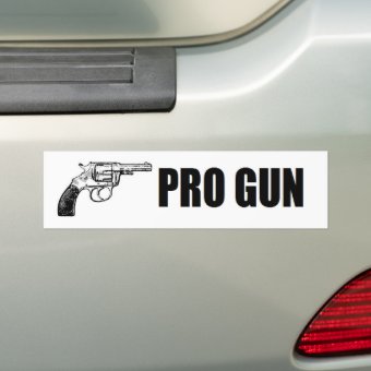 pro guns conservative: PRO GUN Bumper Sticker | Zazzle