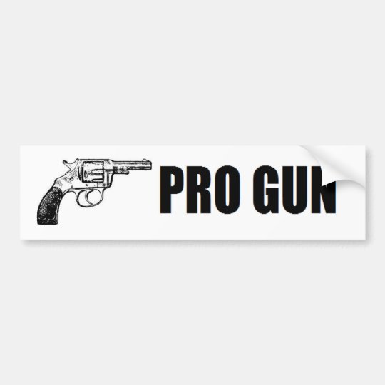 pro guns conservative: PRO GUN Bumper Sticker | Zazzle.com