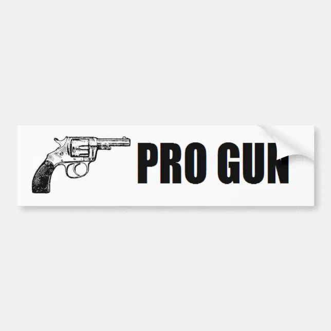 pro guns conservative: PRO GUN Bumper Sticker | Zazzle